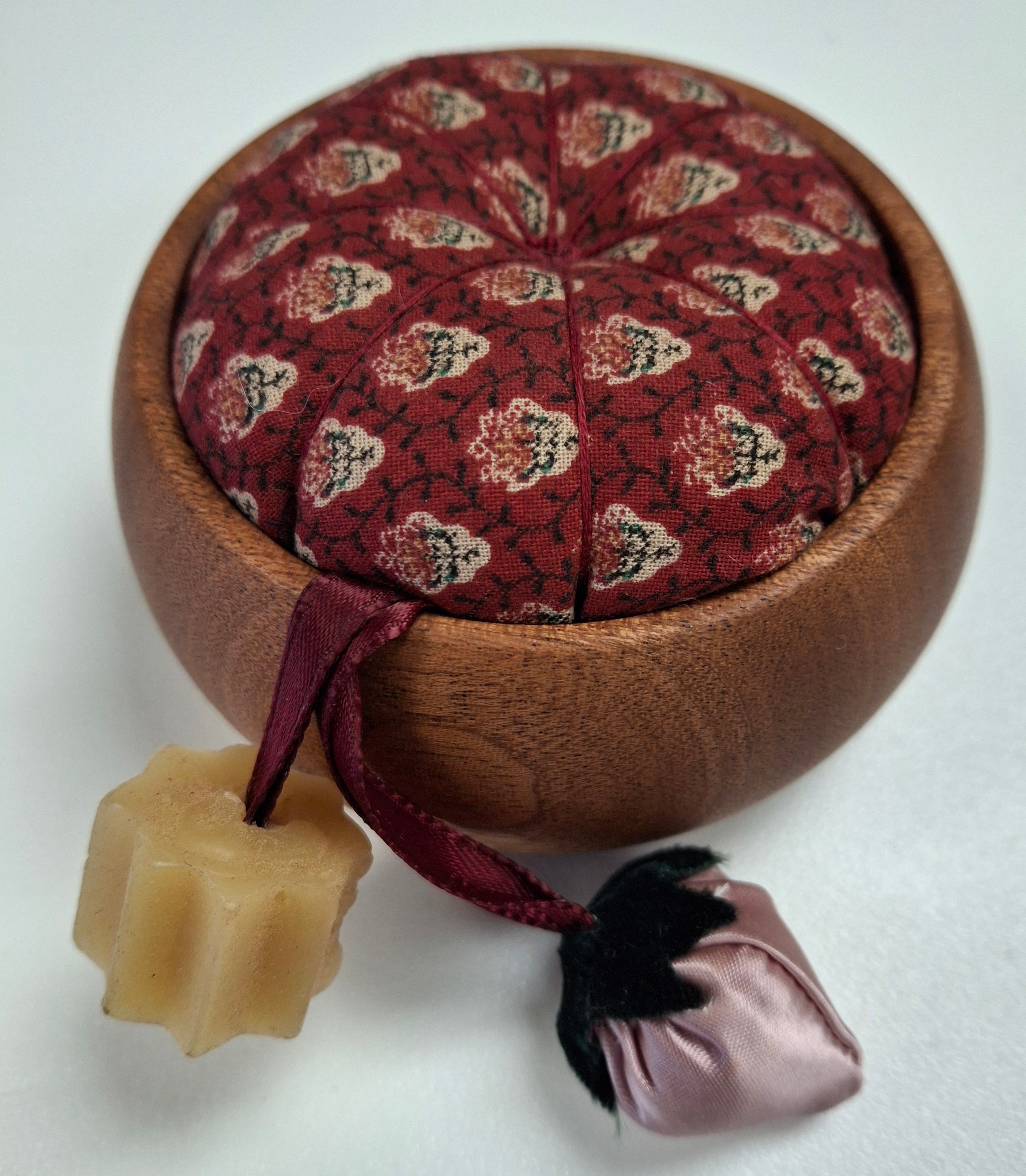 Turning to the Basics - Pincushion - Dark Red 2 - Mahogany – Paradise ...
