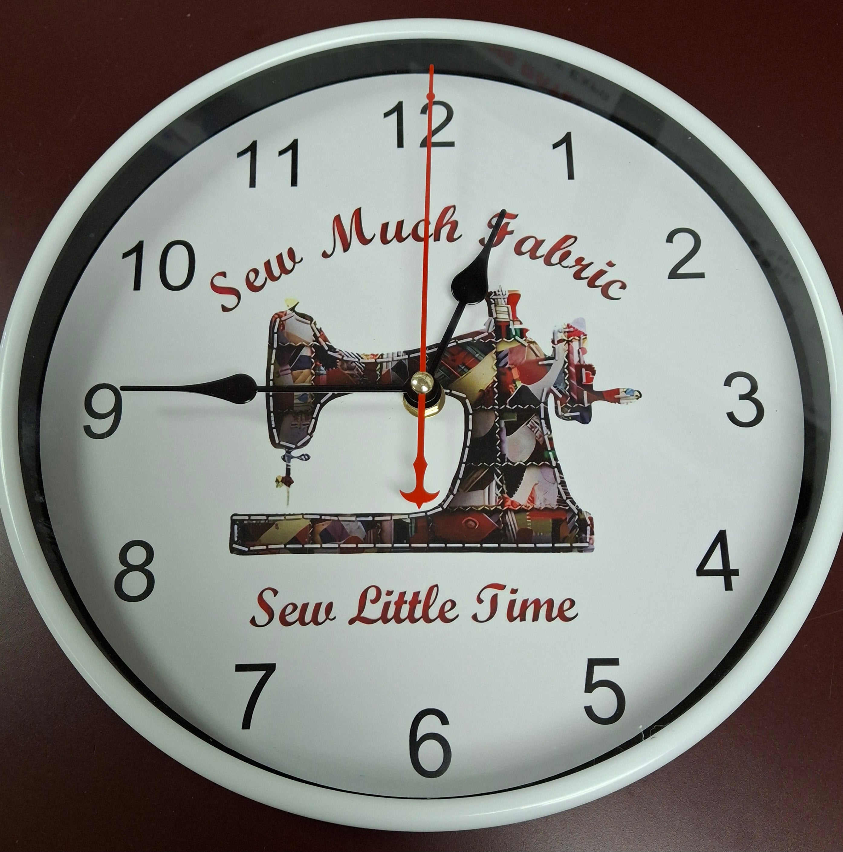 Clock - Sew Much Fabric, Sew Little Time – Paradise Quilting