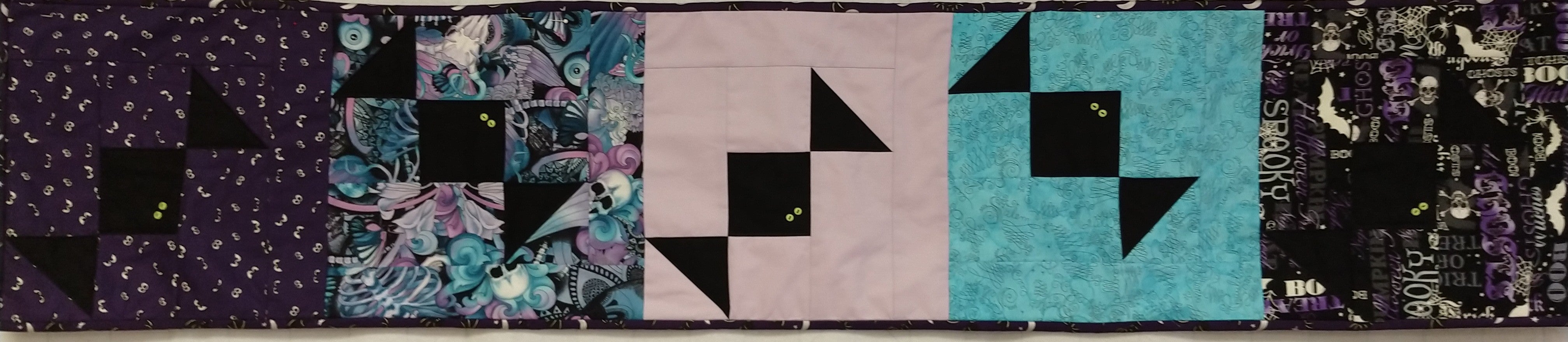 Bat Dance Table Runner Kit – Paradise Quilting