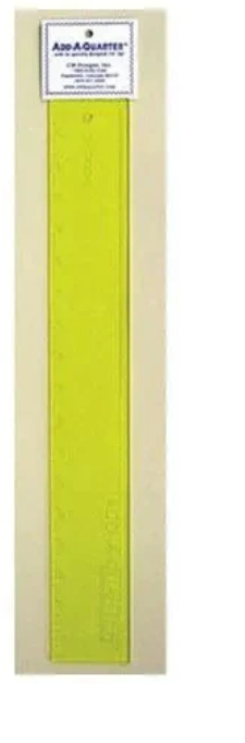 Add-A-Quarter 18 Inch Ruler – Paradise Quilting