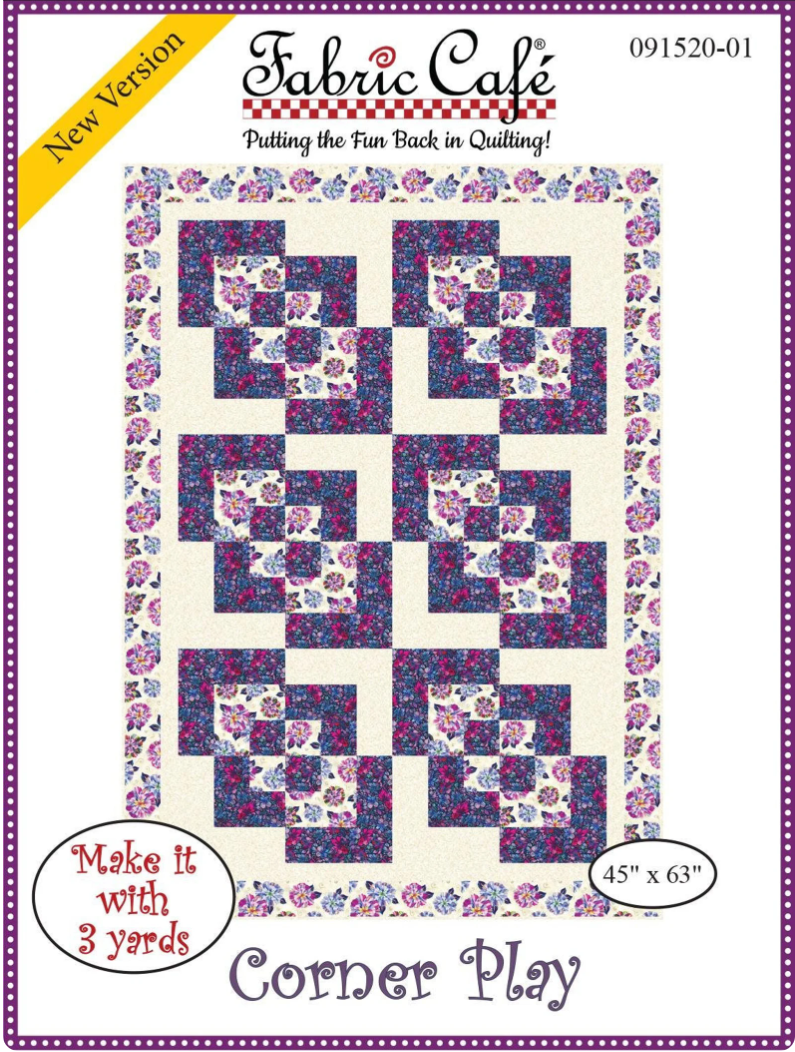 Fabric Cafe - Corner Play Pattern – Paradise Quilting