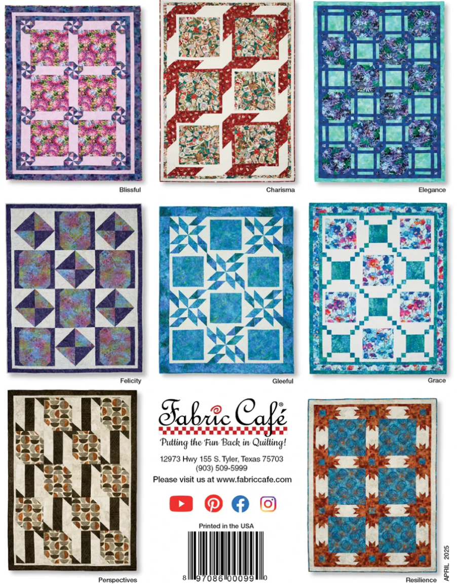 Fabric Cafe - Big Block 3-Yard Quilts by Donna Robertson and Fran Morg ...