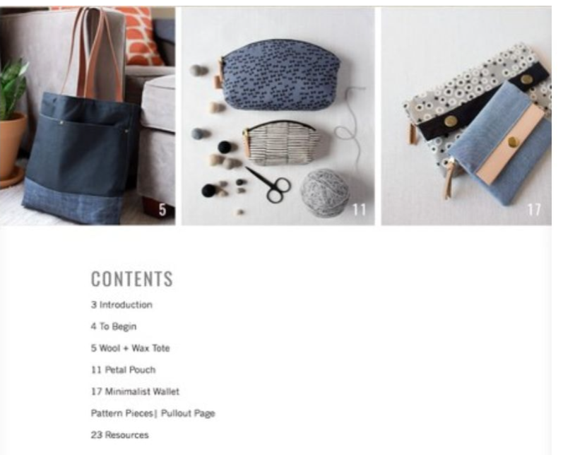 Everyday Essentials - A Collection of 3 Modern Accessories to Sew & Us ...