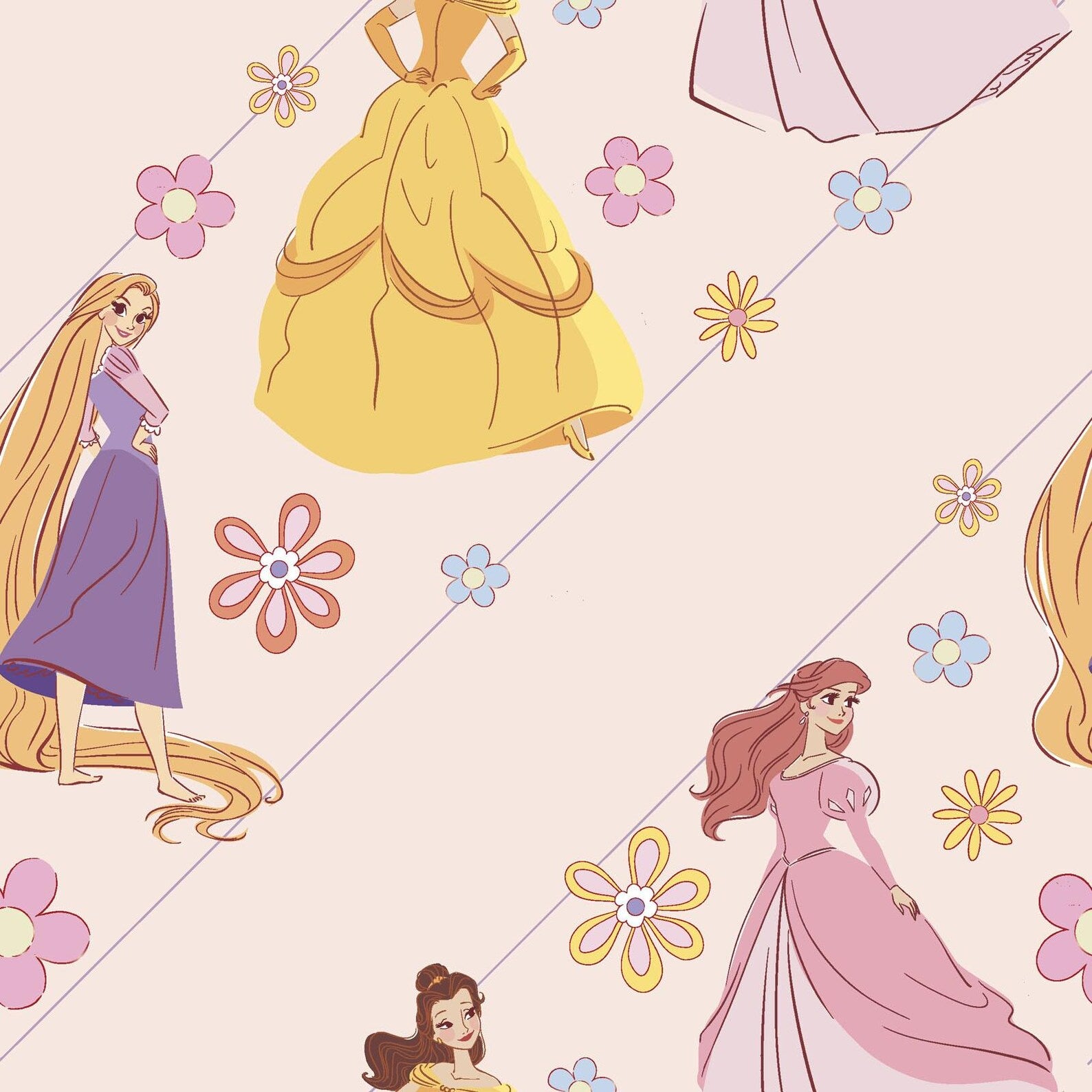 Disney Princess - Pastel Princesses - Disney Licensed Character 148701 ...